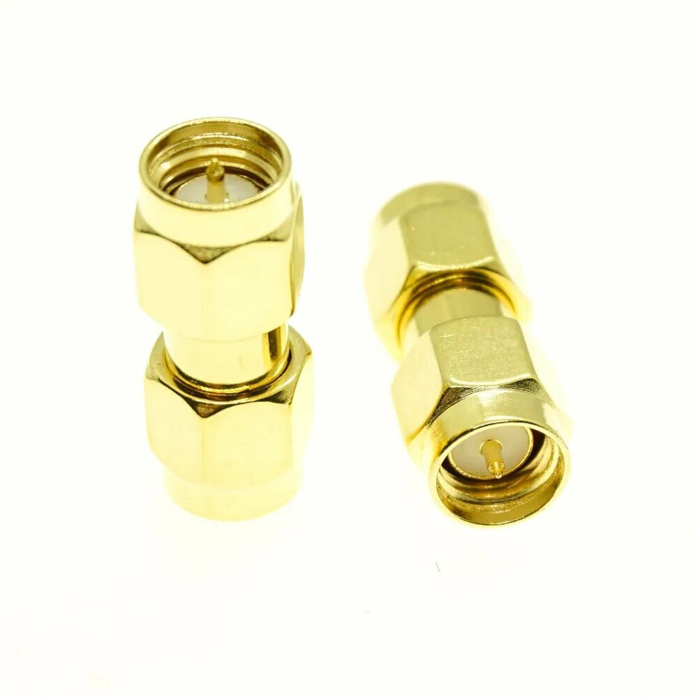 Переходник SMA male SMA male, RF-коннектор, высокочастотный, для антенн и кабелей