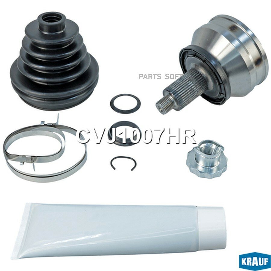 ШРУС AUDI A1/A2/SKODA/VW POLO IV-V/FOX 1.2TSI-2.0 99- нар. от официального дистрибьютора, KRAUF, артикул CVJ1007HR