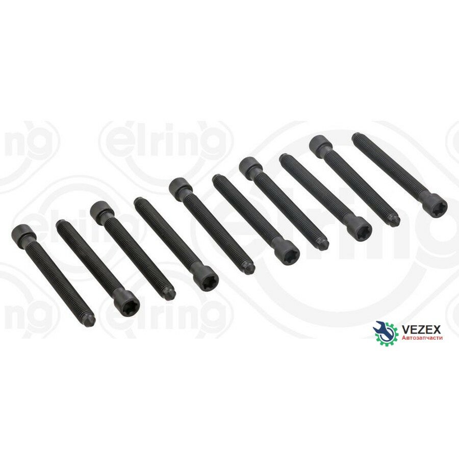 ELRING 104930 Комплект болтов ГБЦ (10шт) AUDI A4/A6/PASSAT B5 1,8-1,8T(10.)