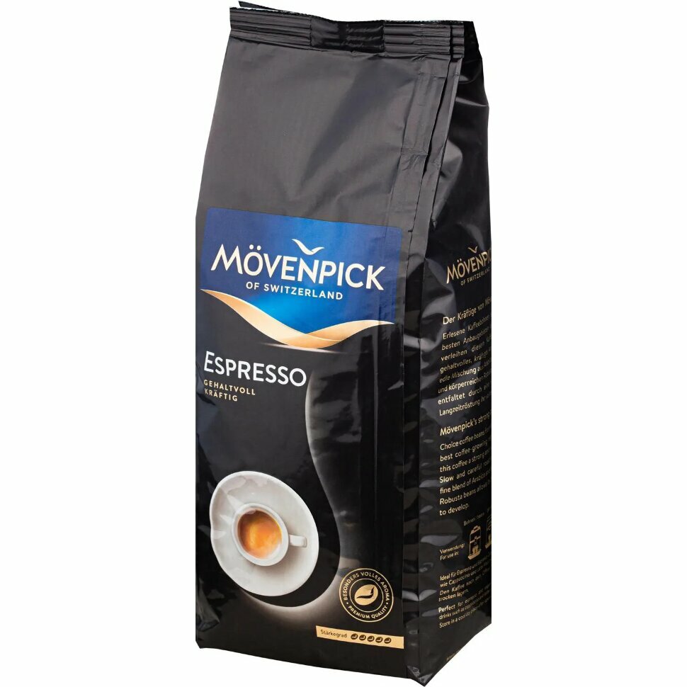 Кофе Movenpick Espresso в зернах, 1 кг, 1151104
