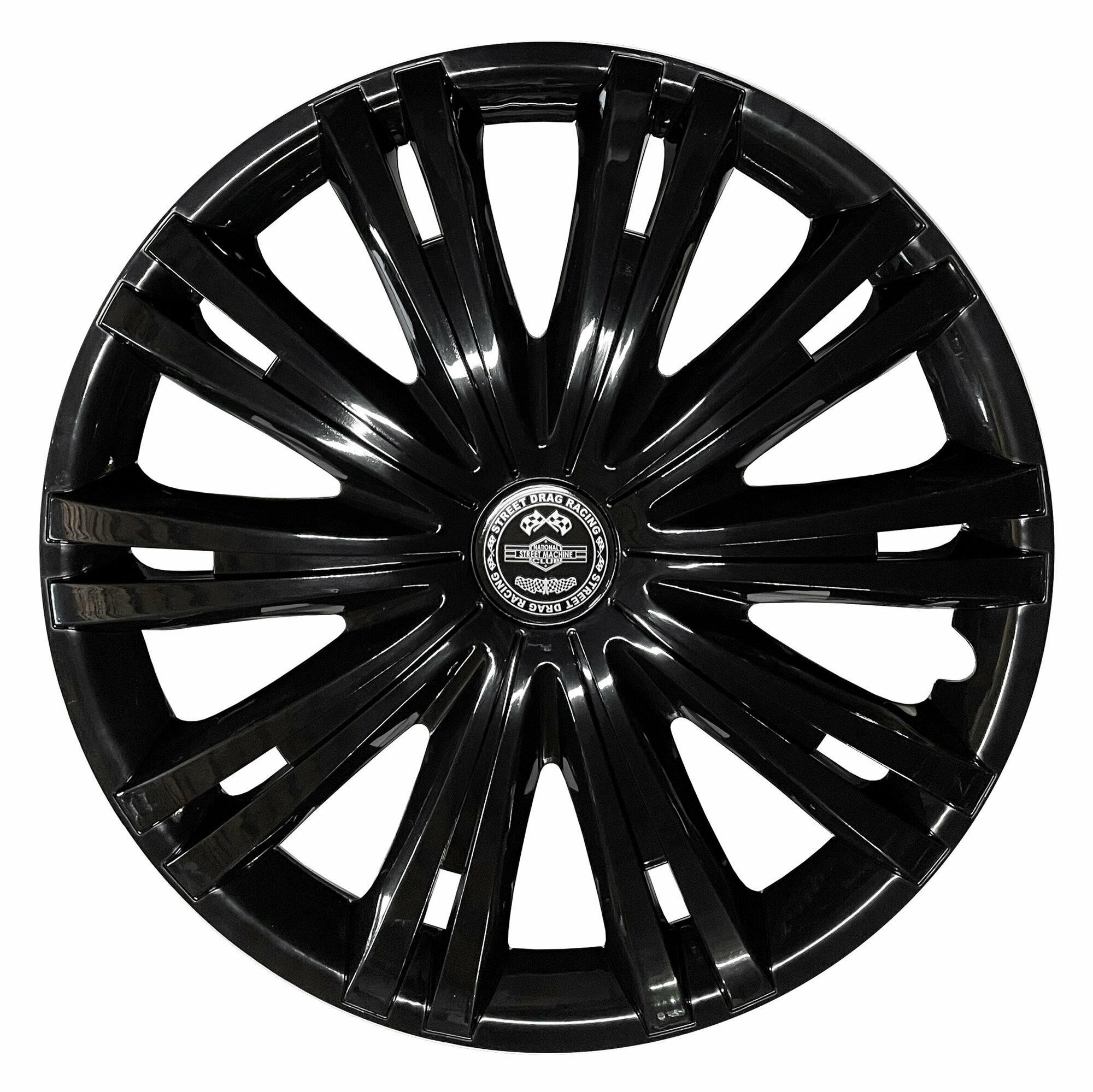 Автомобильные колпаки на диски МАЗ гига черная R15", в комплекте 4 колпака