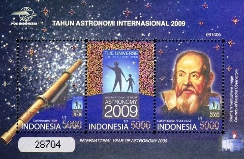 Почтовые марки Индонезия 2009г. "Международный год астрономии" Астрономия MNH