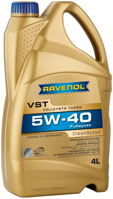 Ravenol Масло моторное VST SAE 5W-40 (5 л) 4+1
