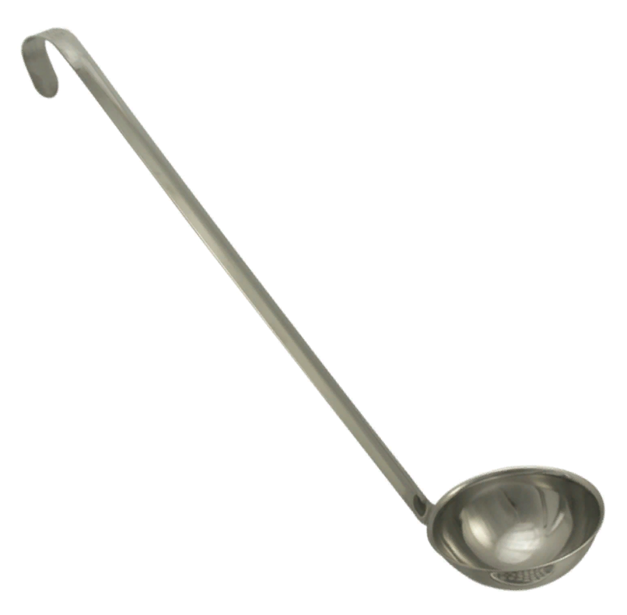 Половник из нержавеющей стали амет Ашинский металлургический завод серебристый длина 39см, объем 500мл / кухонные принадлежности