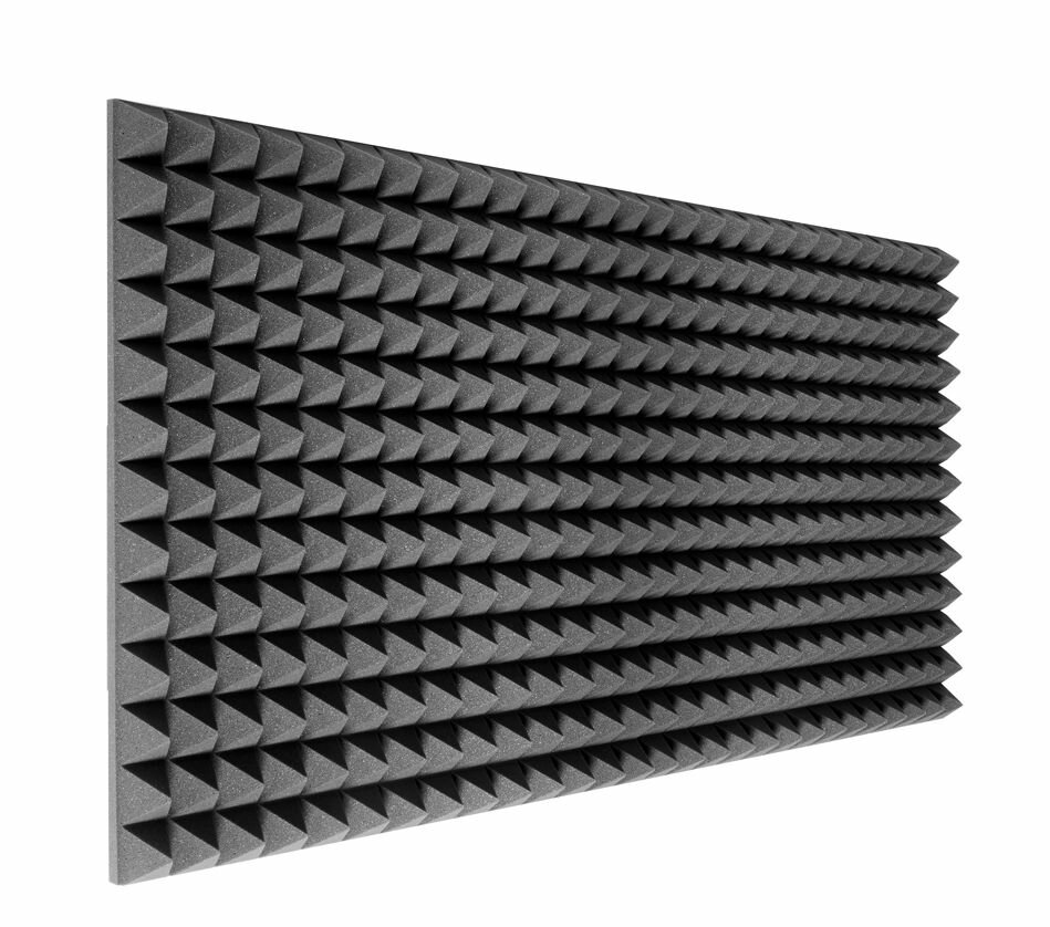 Акустический поролон атех АП20-ЧЁРНЫЙ, модель 40 (1920х960х55)