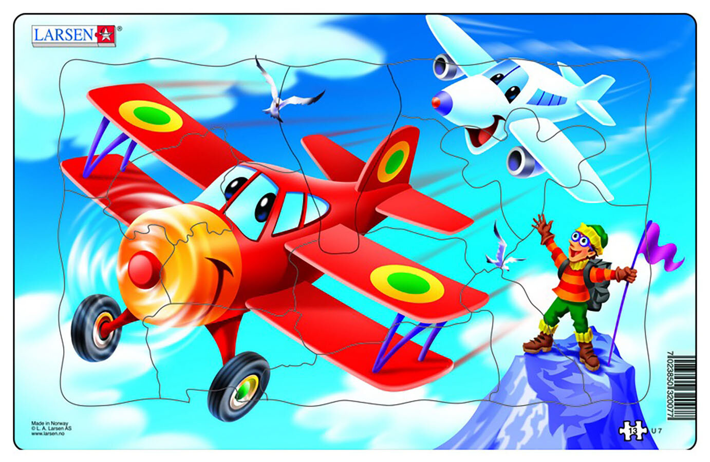 Пазл Larsen «Аэропланы», 13 эл. U7