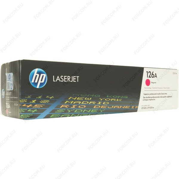 HP CE313A Kартридж пурпурный HP 126A для LaserJet Pro CP1025/CP1025NW (1к)**