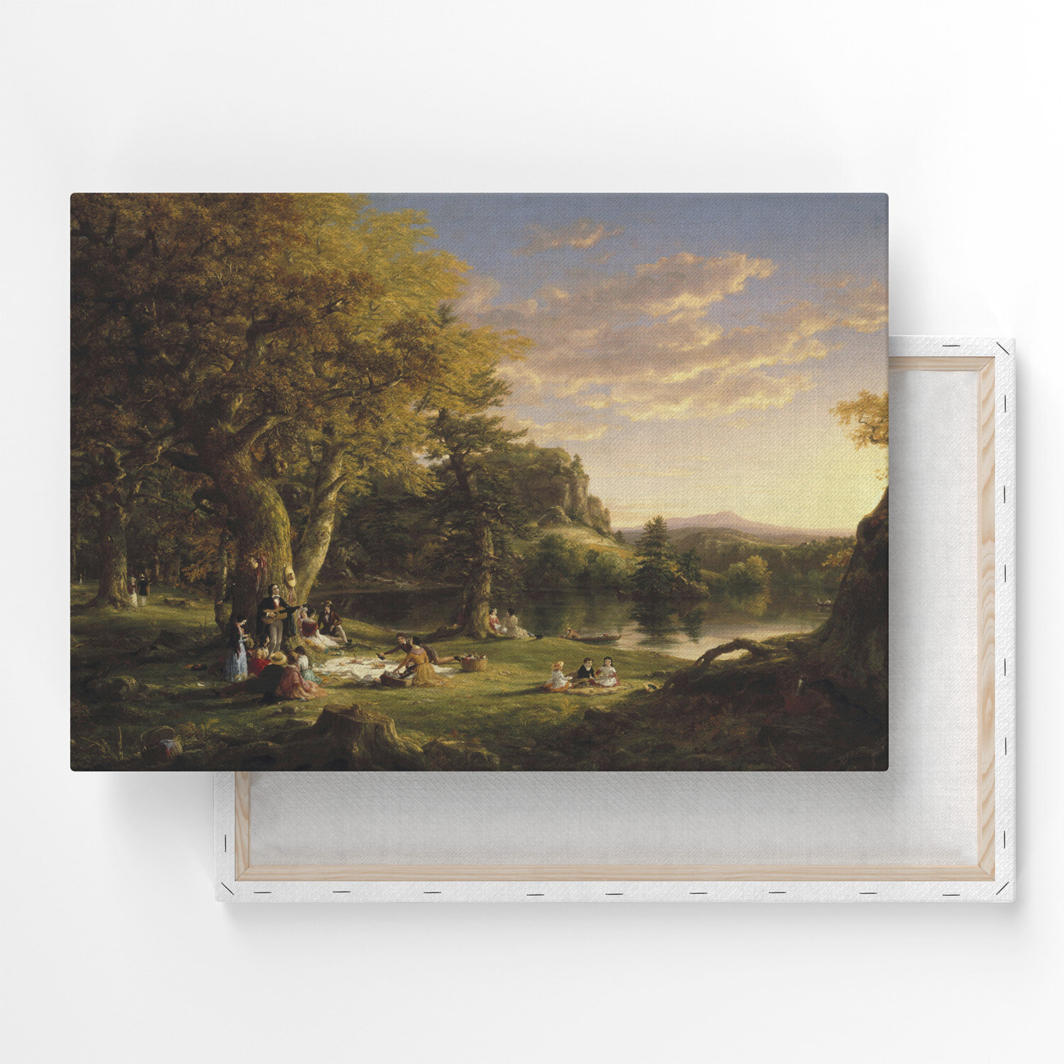 Картина на холсте, репродукция / Томас Коул - The Pic-Nic / Размер 30 x 40 см