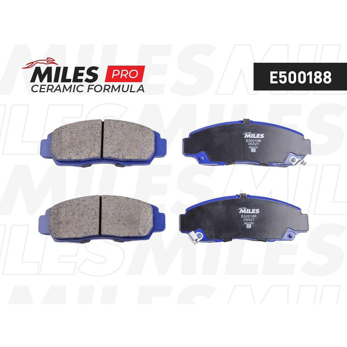 Колодки тормозные HONDA CIVIC 01-05/FR-V 05-/STREAM 01- передние Ceramic