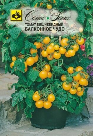 Семена Томат Балконное Чудо (желтое) 0.05г 1 пакетик