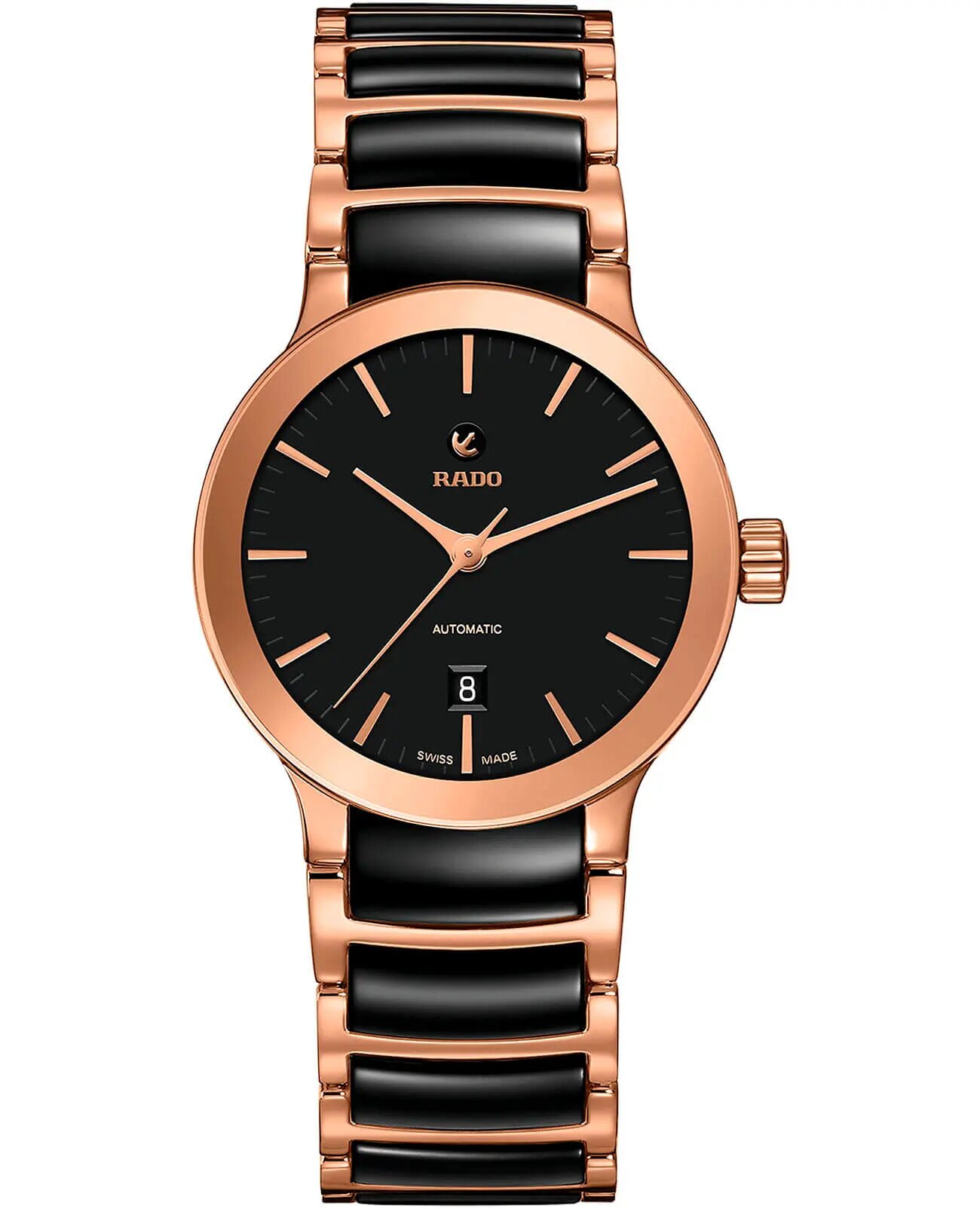 Наручные часы RADO, черный/розовое золото — фото 1