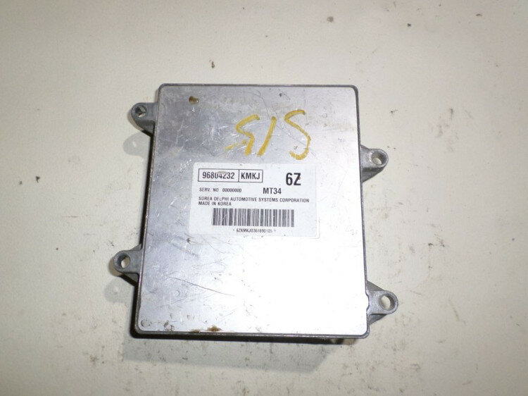 Блок управления двигателем 96804232 6Z KMKJ MT34 Шевроле Лачетти Сузуки Форена 2,0 литра с АКПП