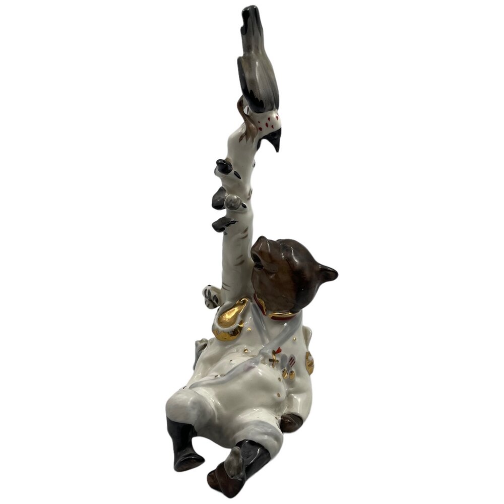 Фарфоровая статуэтка "Медведь на воеводстве" 1956-1967 гг. Автор Муратов Н. Е, Лзфи, СССР