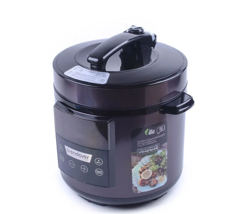 Мультиварка ENDEVER Vita-98 сливовый/черный [80362]