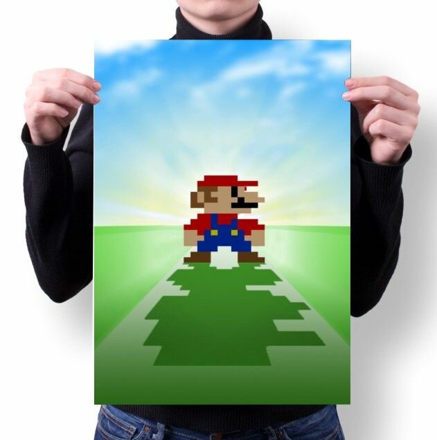Плакат Марио/ Mario №4, А3