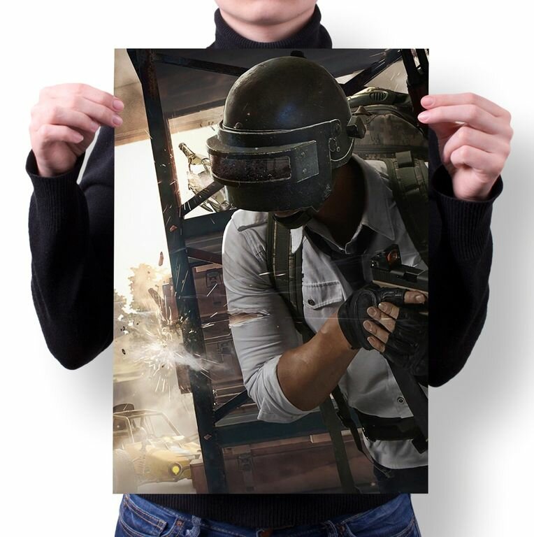 Плакат PlayerUnknown’s Battlegrounds, PUBG, пубг №9, А4