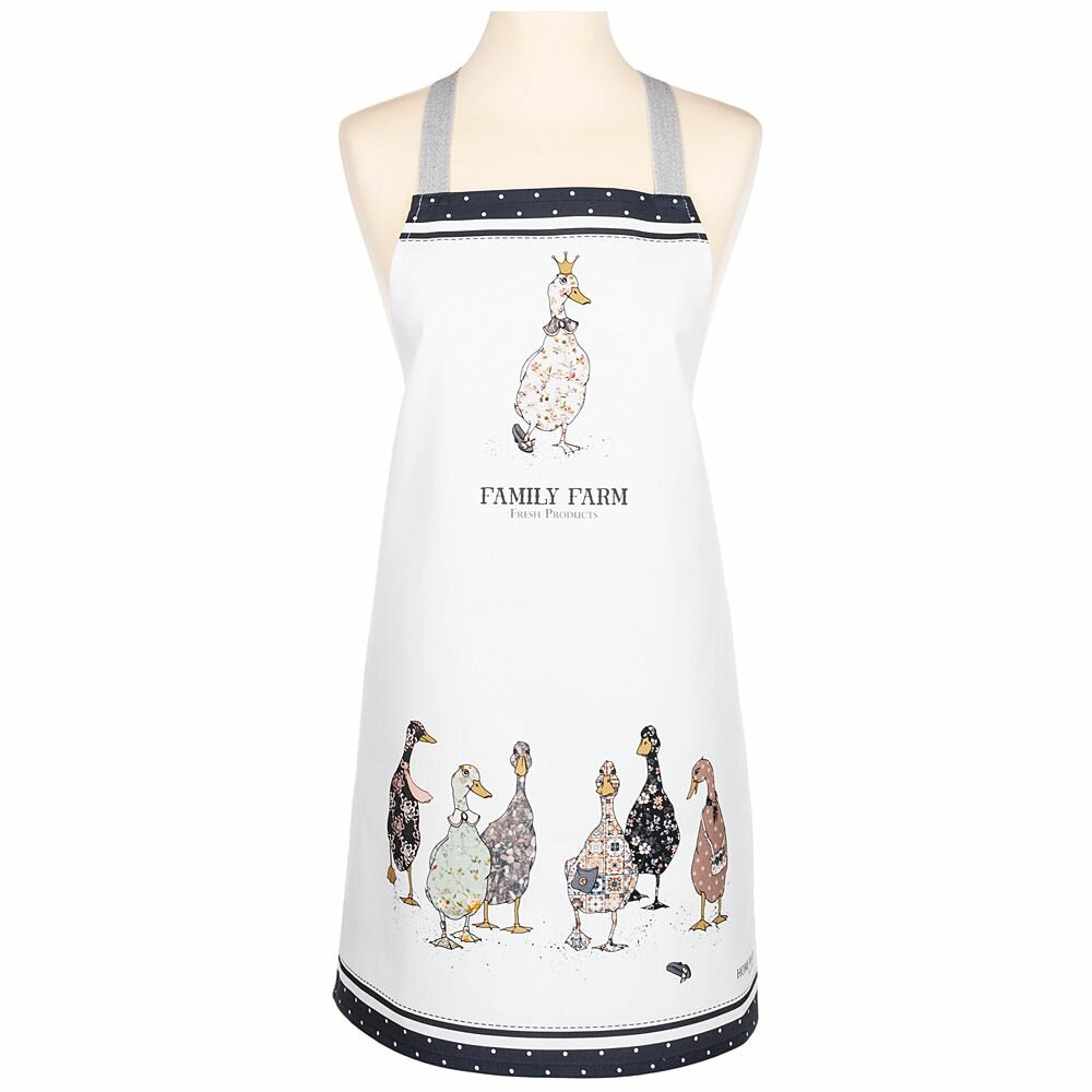 Фартук family farm,100% хлопок, белый, твил, пропитка KSG-850-742-7