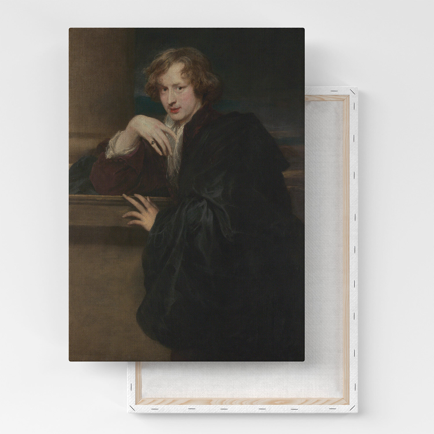 Картина на холсте, репродукция / Антонис ван Дейк - Self-Portrait / Размер 30 x 40 см