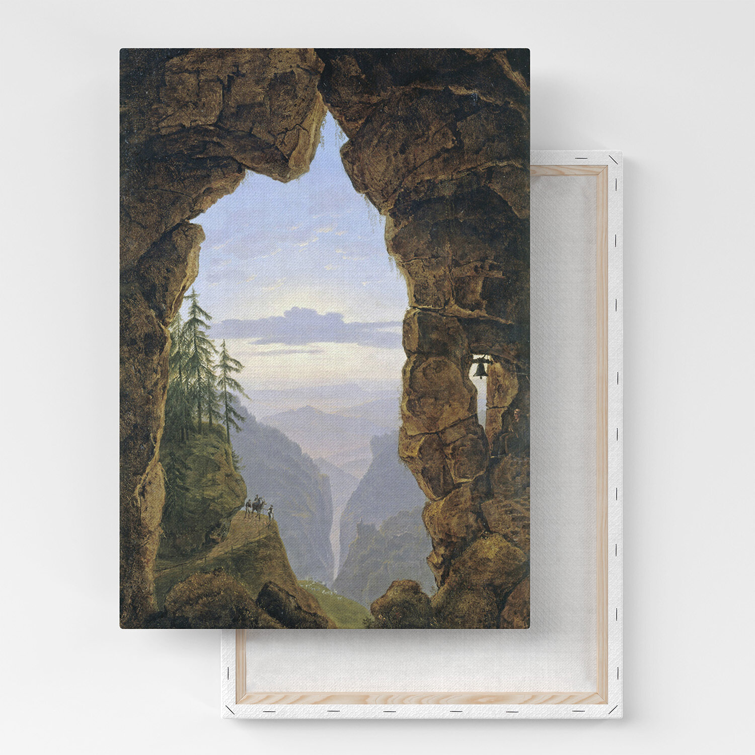 Картина на холсте, репродукция / Карл Фридрих Шинкель - Gate in the rocks / Размер 60 x 80 см