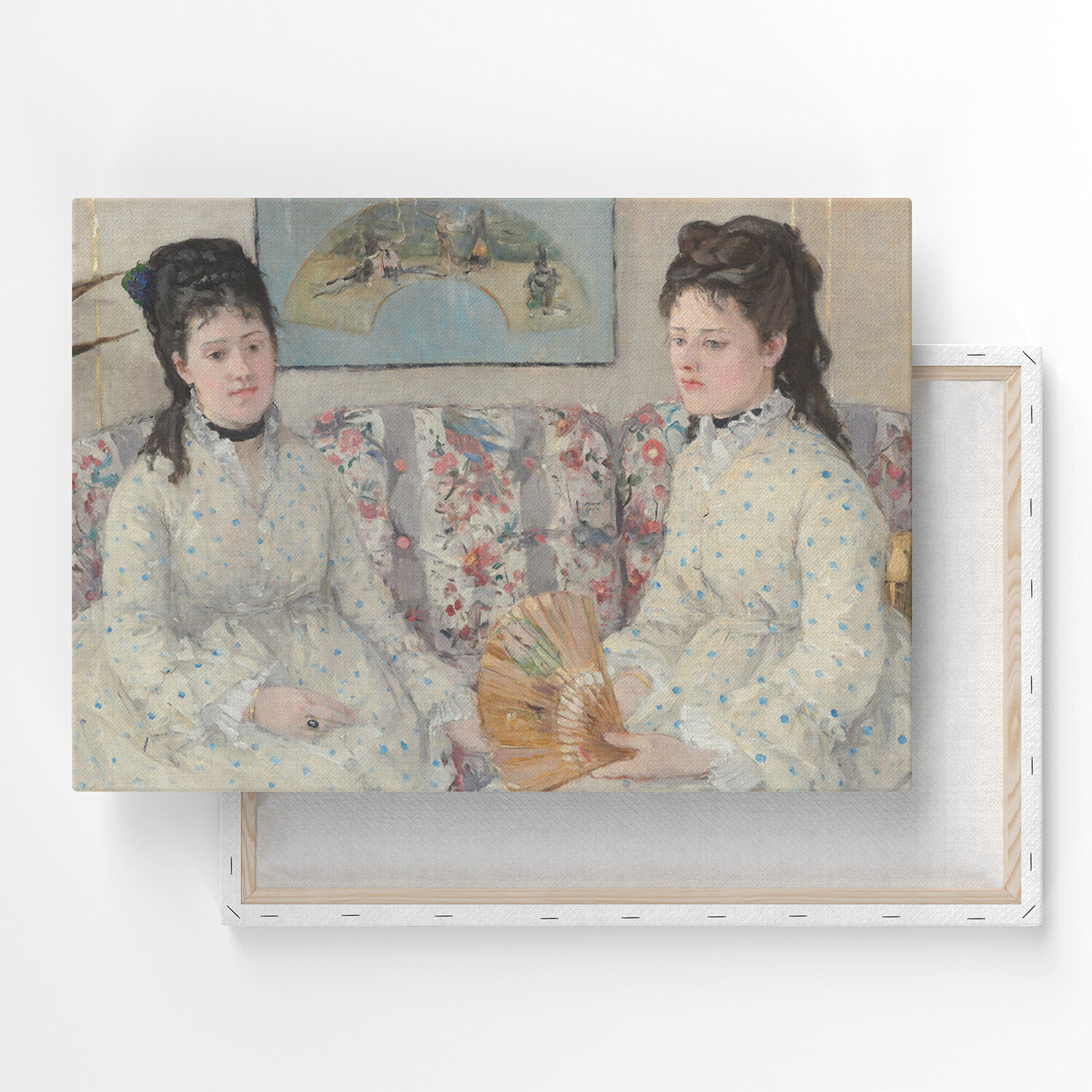 Картина на холсте, репродукция / Берта Моризо - The Sisters / Размер 30 x 40 см