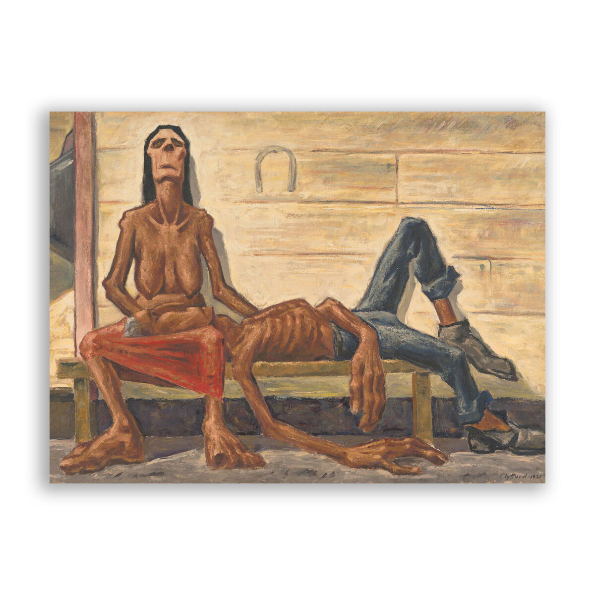 Картина на холсте, репродукция / Клиффорд Стилл - PH-79 / Размер 30 x 40 см