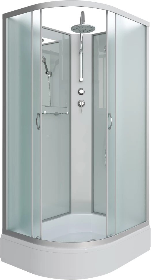 Душевая кабина 100x80x240 см Niagara NG-33084-14RBKT матовое