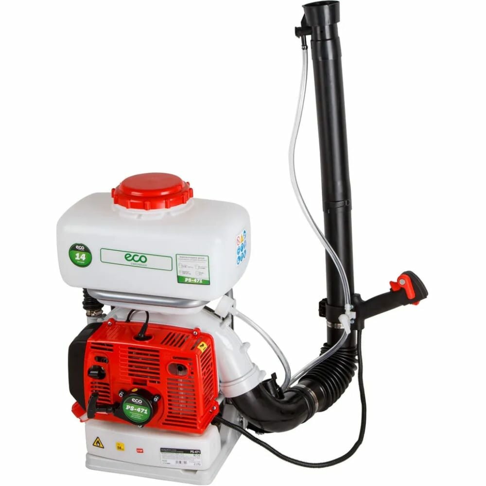 Ранцевый бензиновый опрыскиватель ECO PS-471 EC1568-4, для использования в домашнем хозяйстве