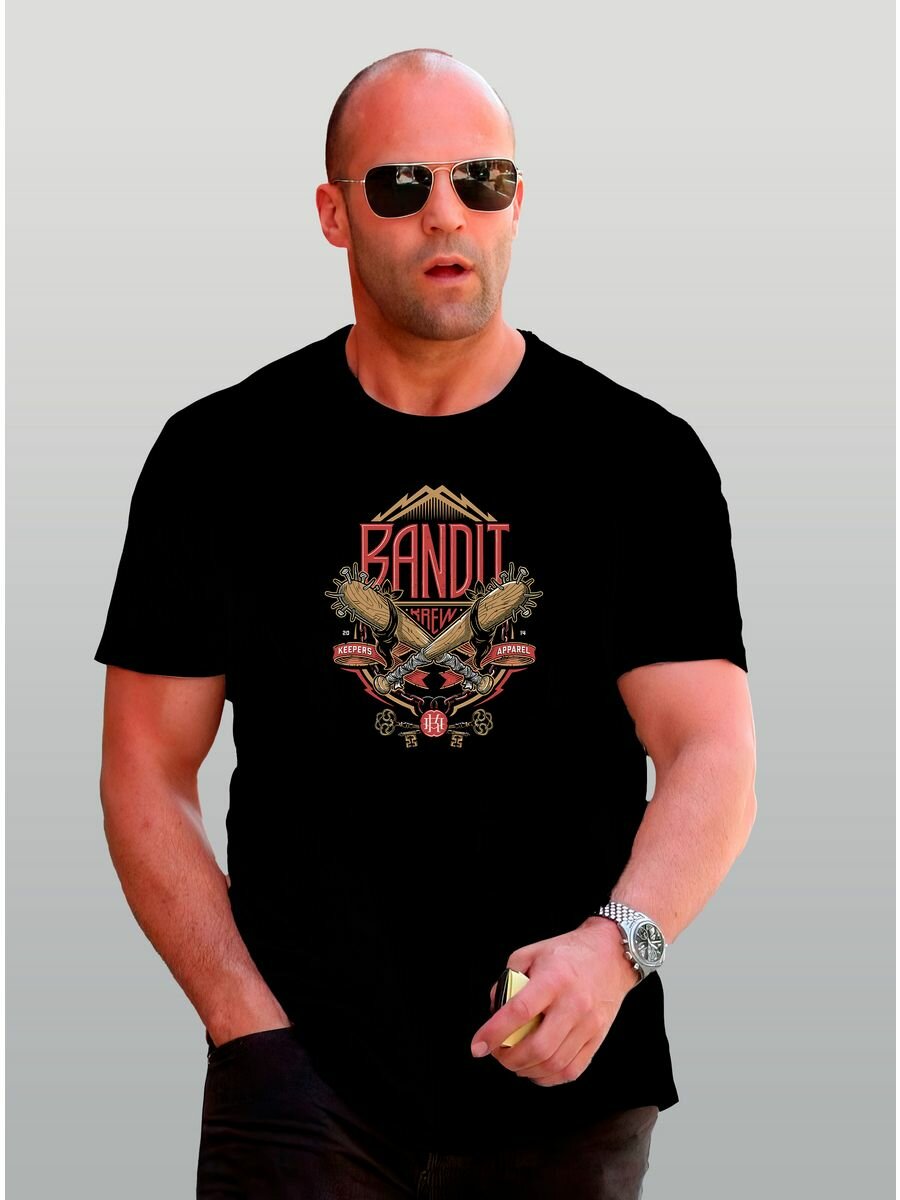 Футболка с надписью бандит bandit