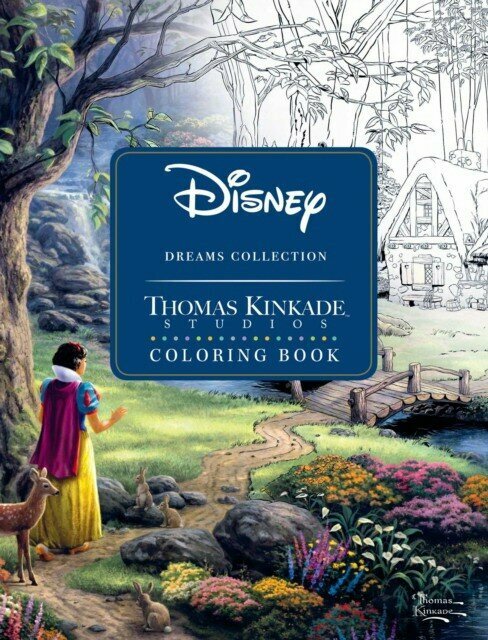 Kinkade, Thomas "Disney Dreams Collection Original Art By Thomas Kinkade Coloring Book"