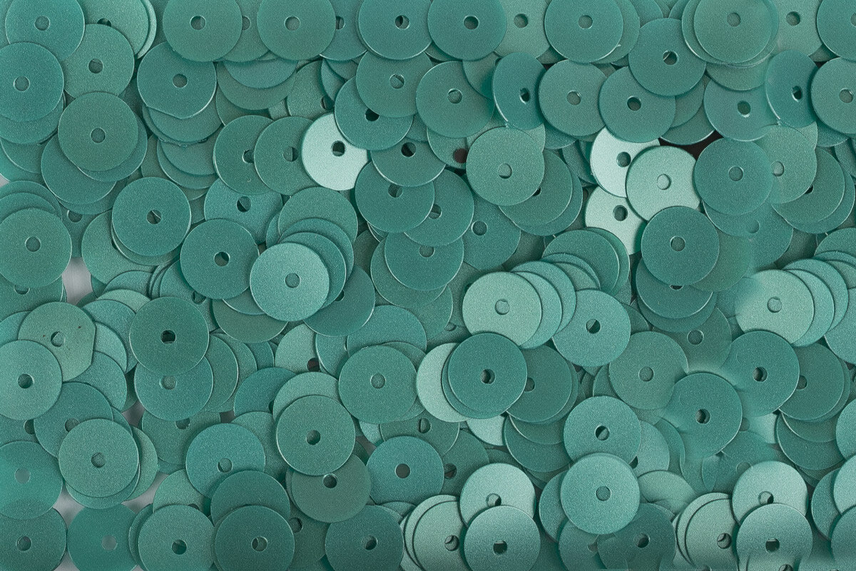 Пайетки россыпью "Zlatka" ZF-26 6 мм 10 г №003 изумрудно-бирюзовый