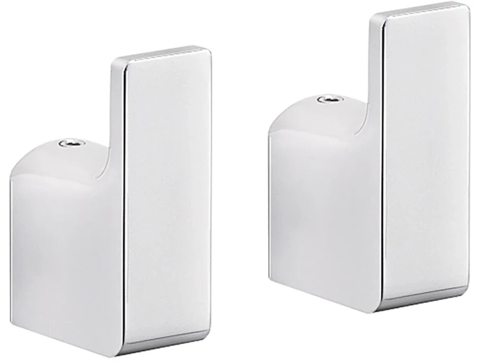 Комплект крючков Gedy Pirenei PI27(13) для ванны, хром