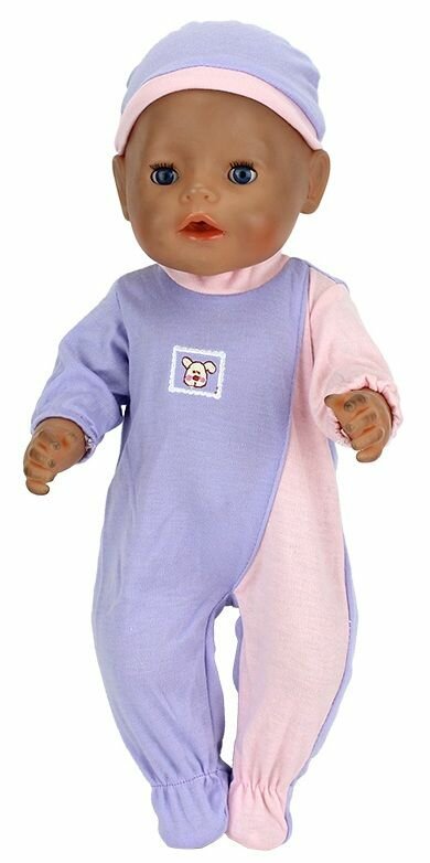 Одежда для кукол 38-42 см. Комплект одежды (комбинезон и шапочка)