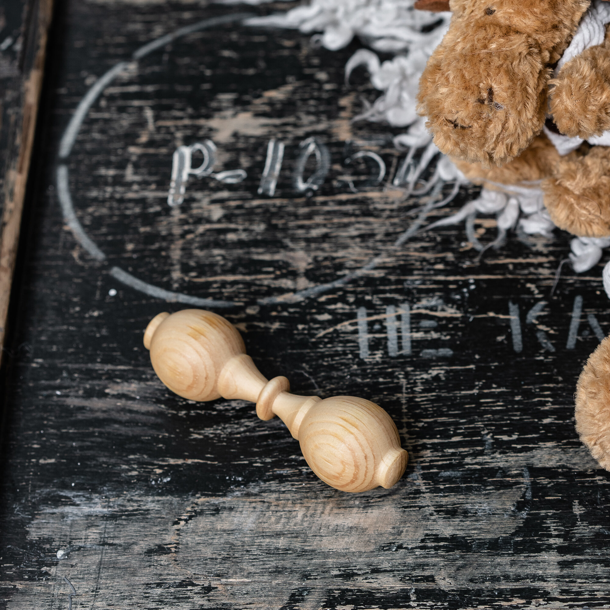 Грызунок-прорезыватель из натурального кедра для самых маленьких. WT2