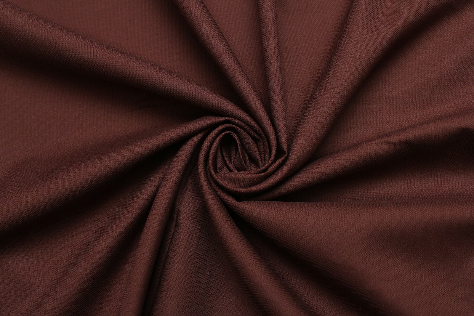 Ткань Хлопок-вискоза шоколадно-терракотового цвета с мелко жаккардовым узором, 148 г/пм, ш148см, 0,5 м