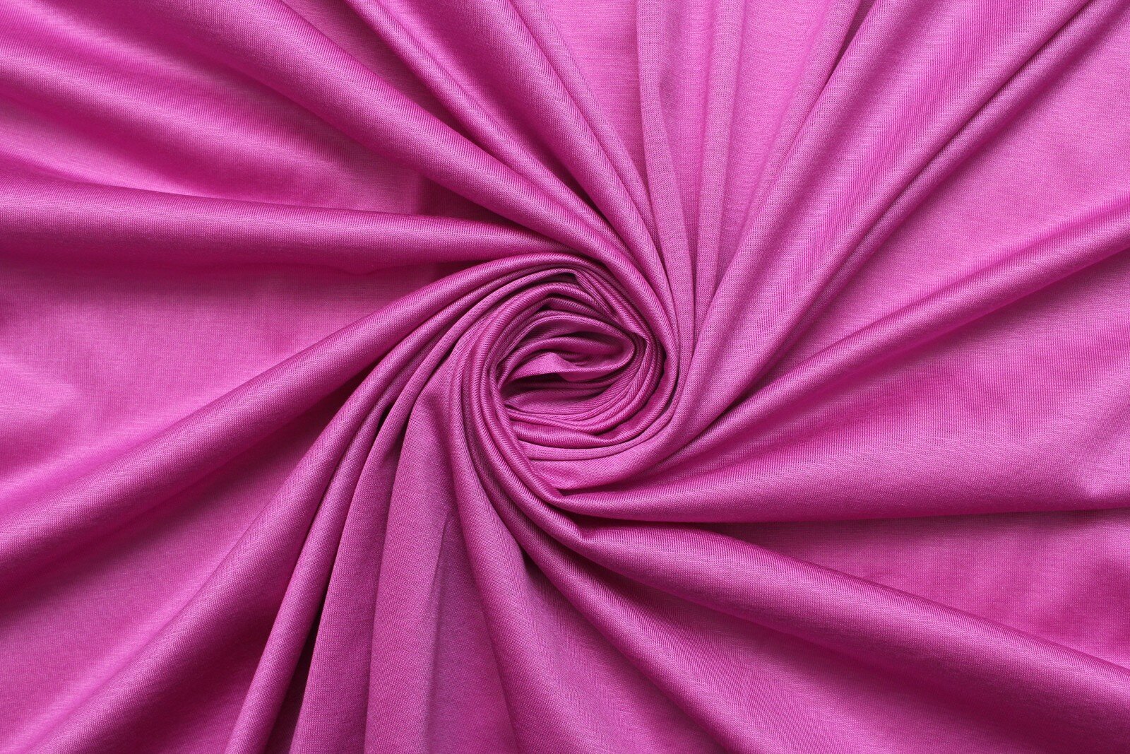 Ткань Трикотаж стрейч шлифованный цвета фуксии, ш134см, 0,5 м
