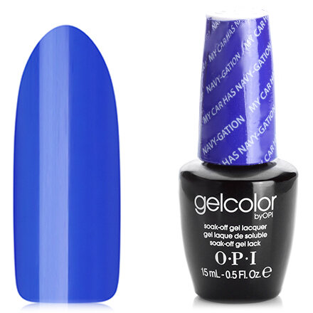 OPI GELCOLOR Гель лак My Car Had Navy-gation A76