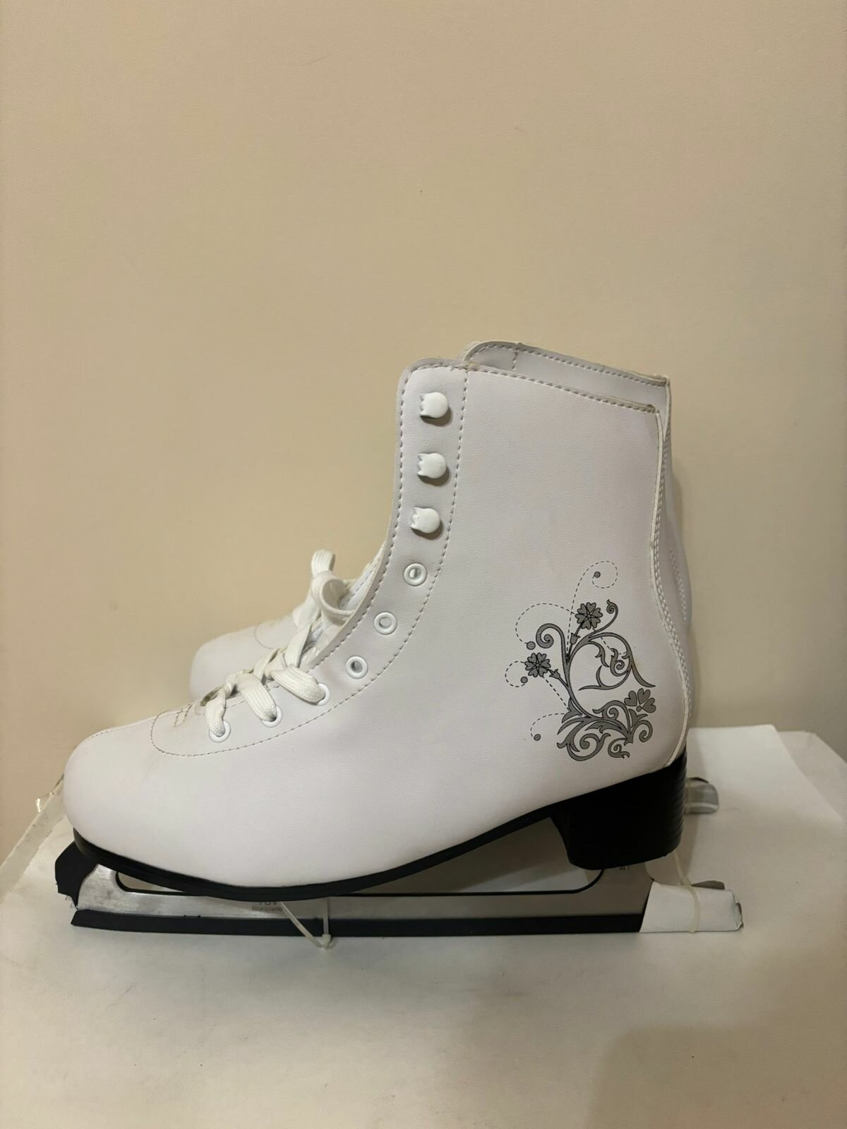 Коньки Sprintersport, фигурные, белые, размер 41