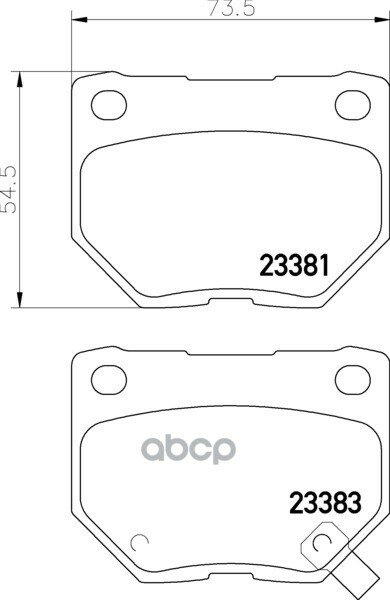 Колодки торм. пер. Mintex арт. MDB2562