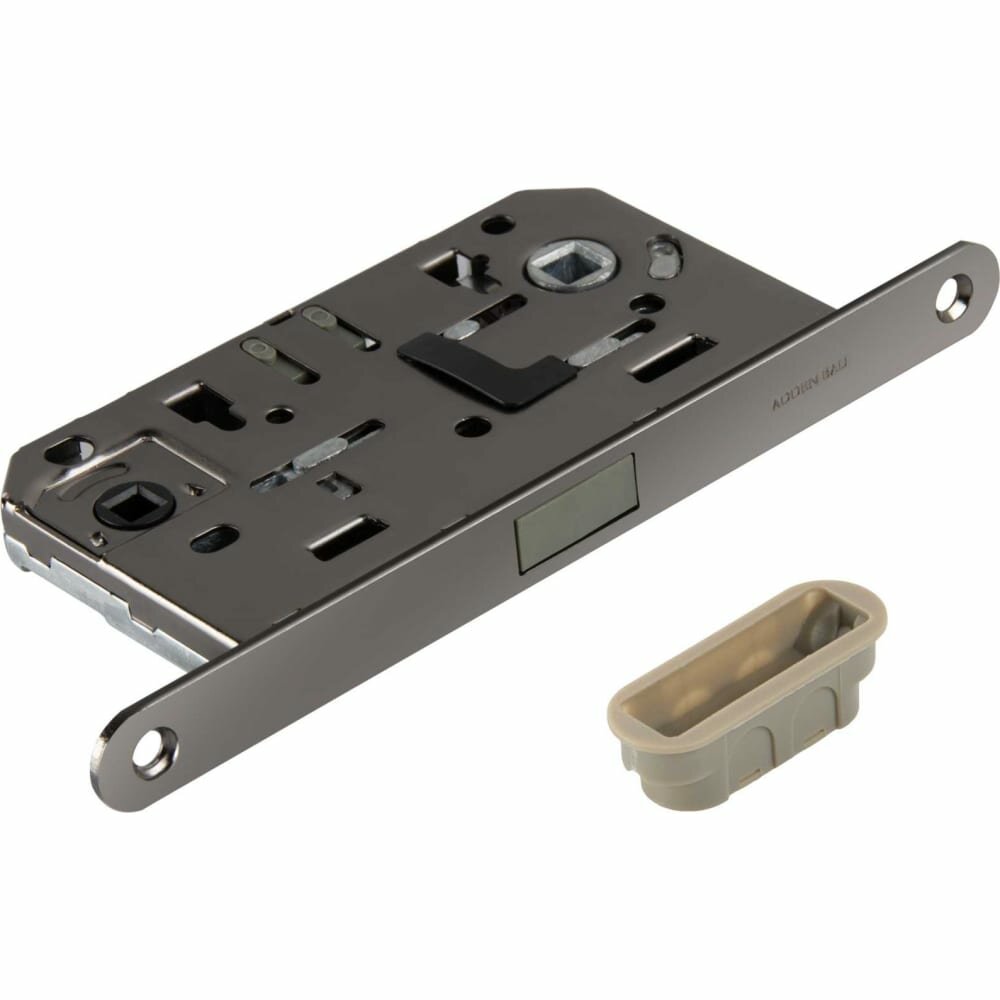 Магнитная сантехническая защёлка ADDEN BAU WC-5096 MAG BLACK NICKEL покрытие черный никель для межкомнатных дверей