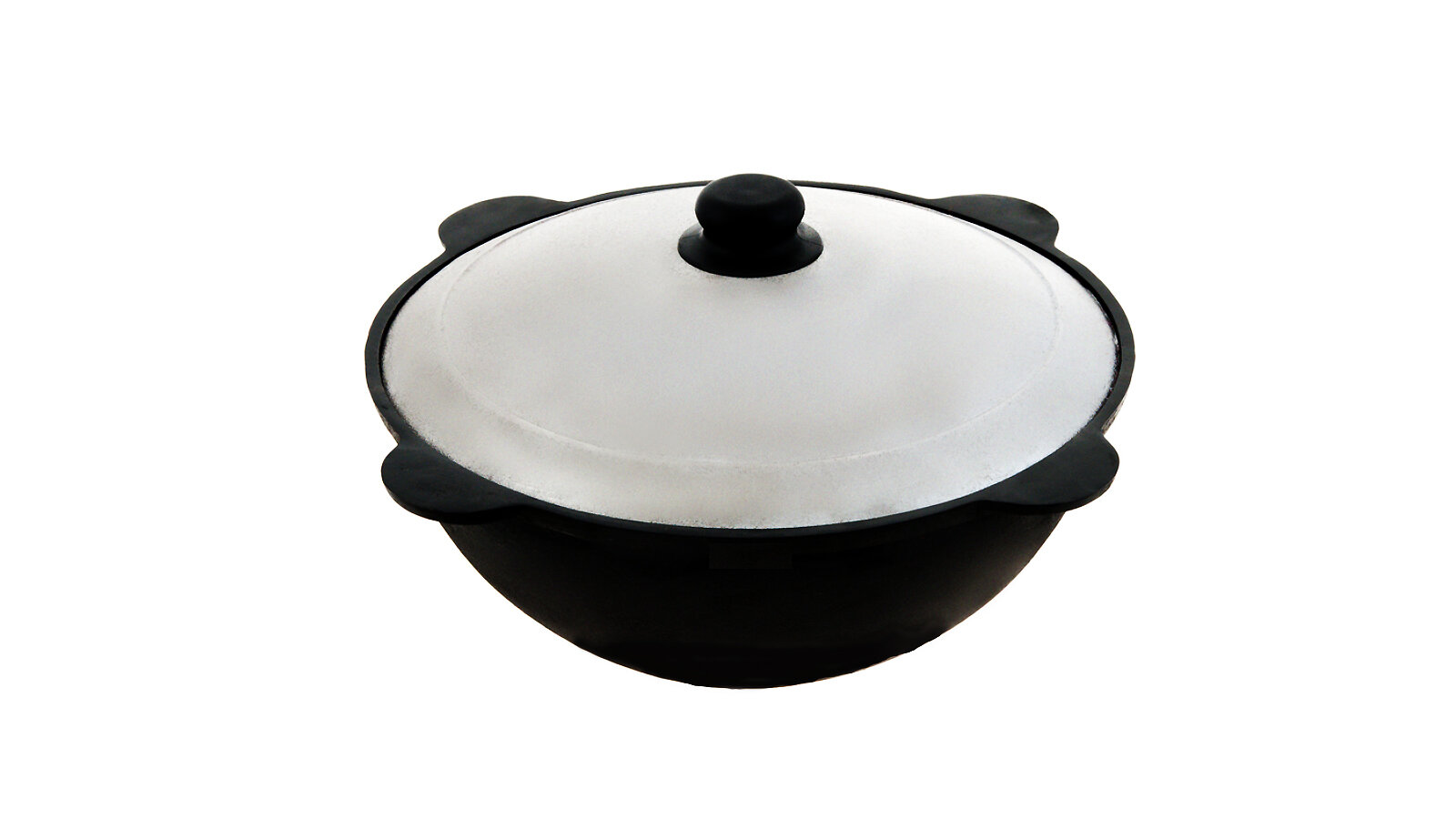 Казан чугунный 6л с алюминиевой крышкой УК