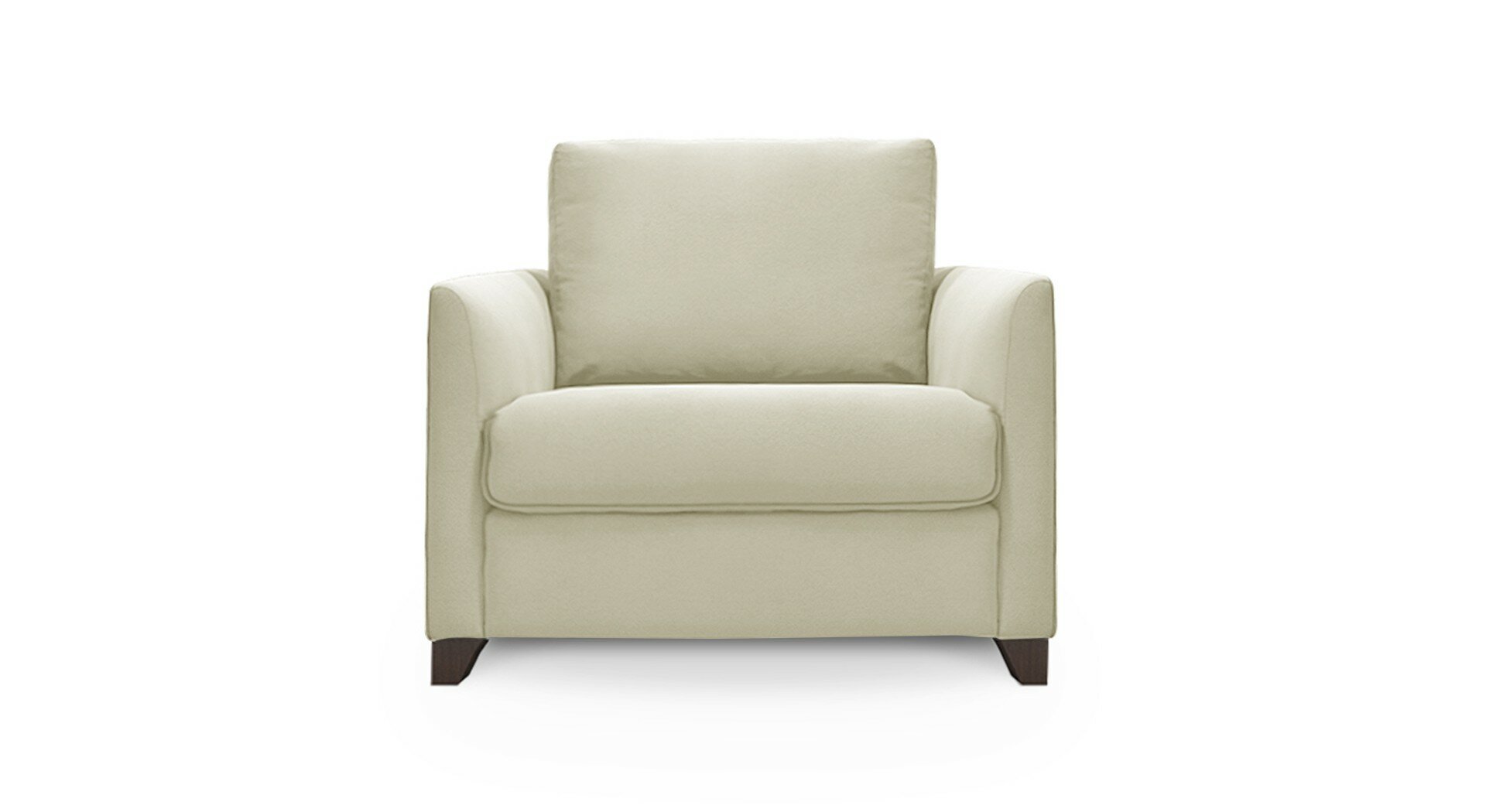 Кресло Лион Vivaldi 04 NEW 117x90x90 см, бежевый Велюр, нераскладной Фиеста