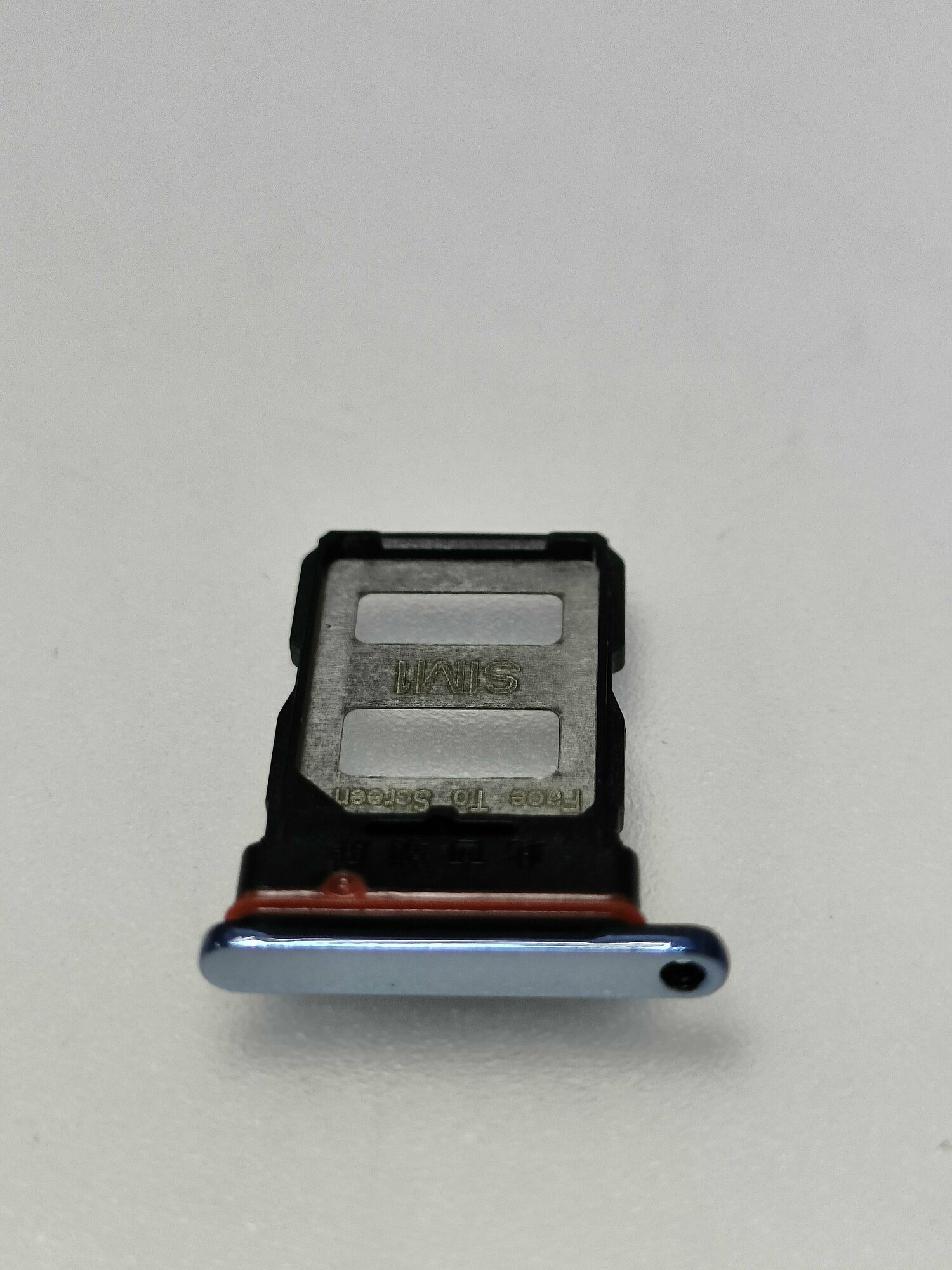 Сим лоток для xiaomi poco f3 синий