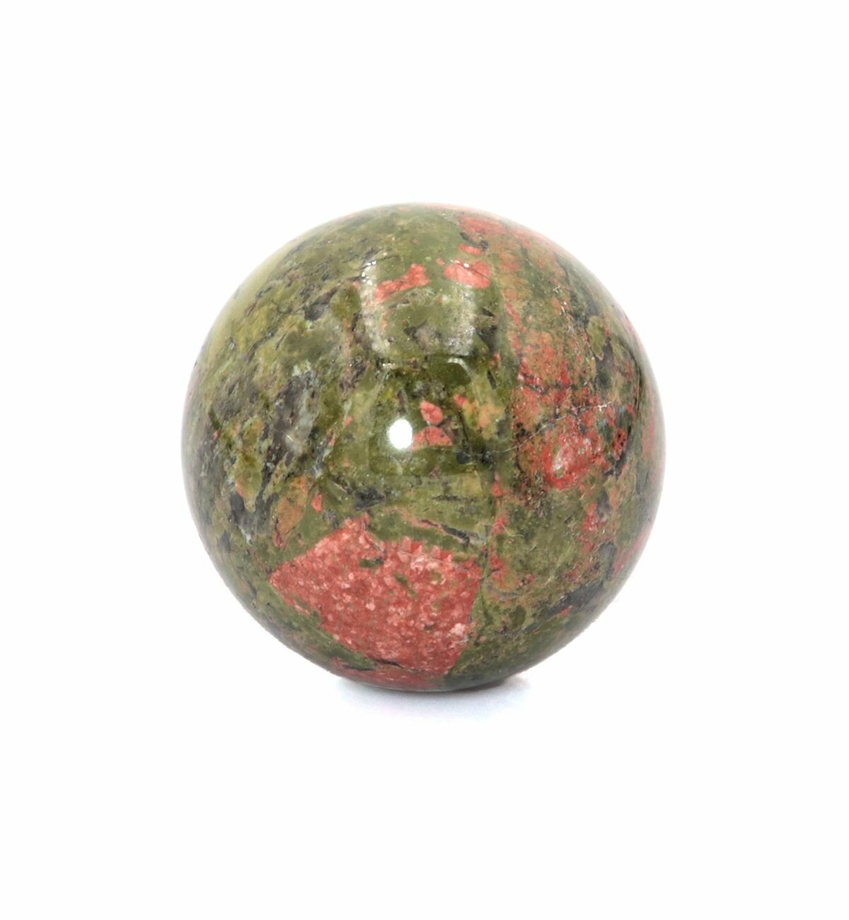 Унакит шар, натуральный камень/минерал (3-3,2см)