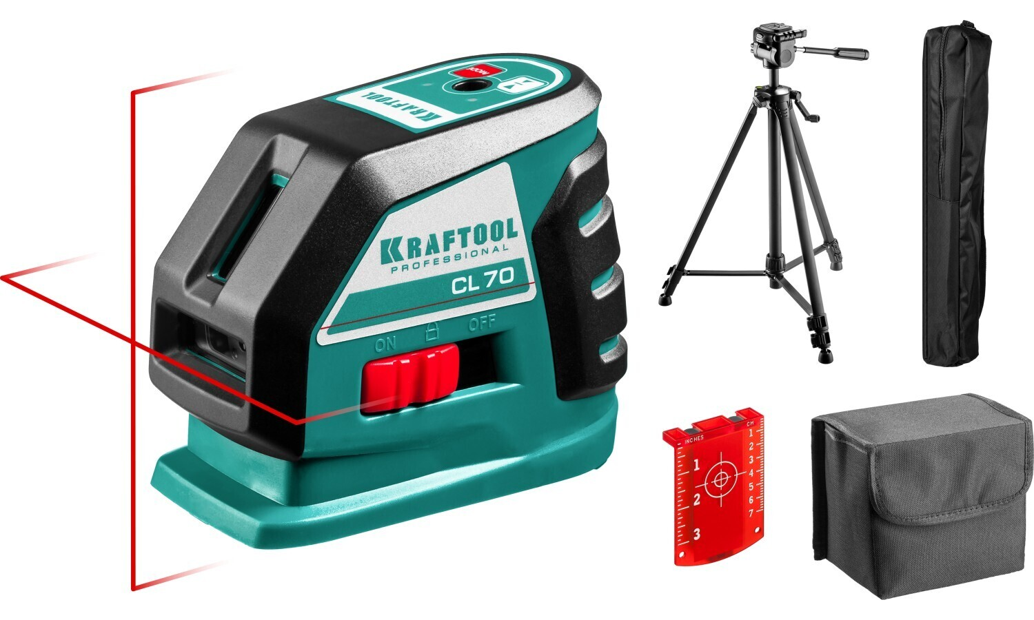 KRAFTOOL CL-70 #3, лазерный нивелир (34660-3)