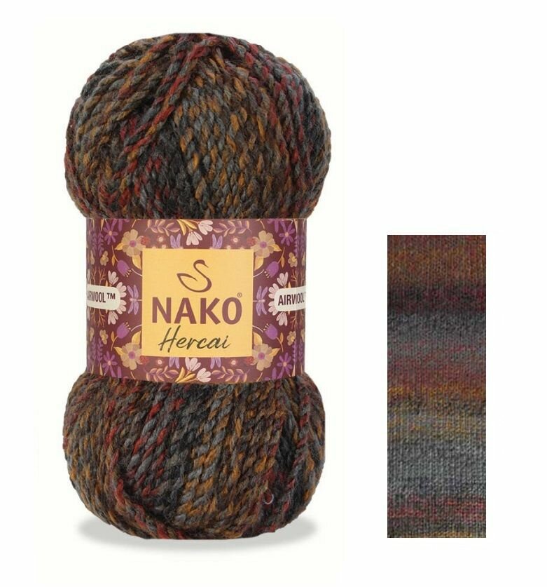 Пряжа Hercai Nako (5 мотков по 100 грамм-156м.)100% акрил 28049