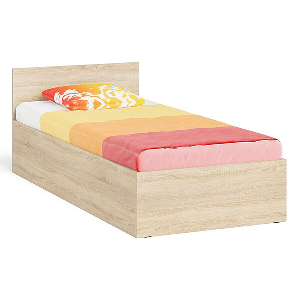 Кровать Мори 0900, цвет дуб сонома