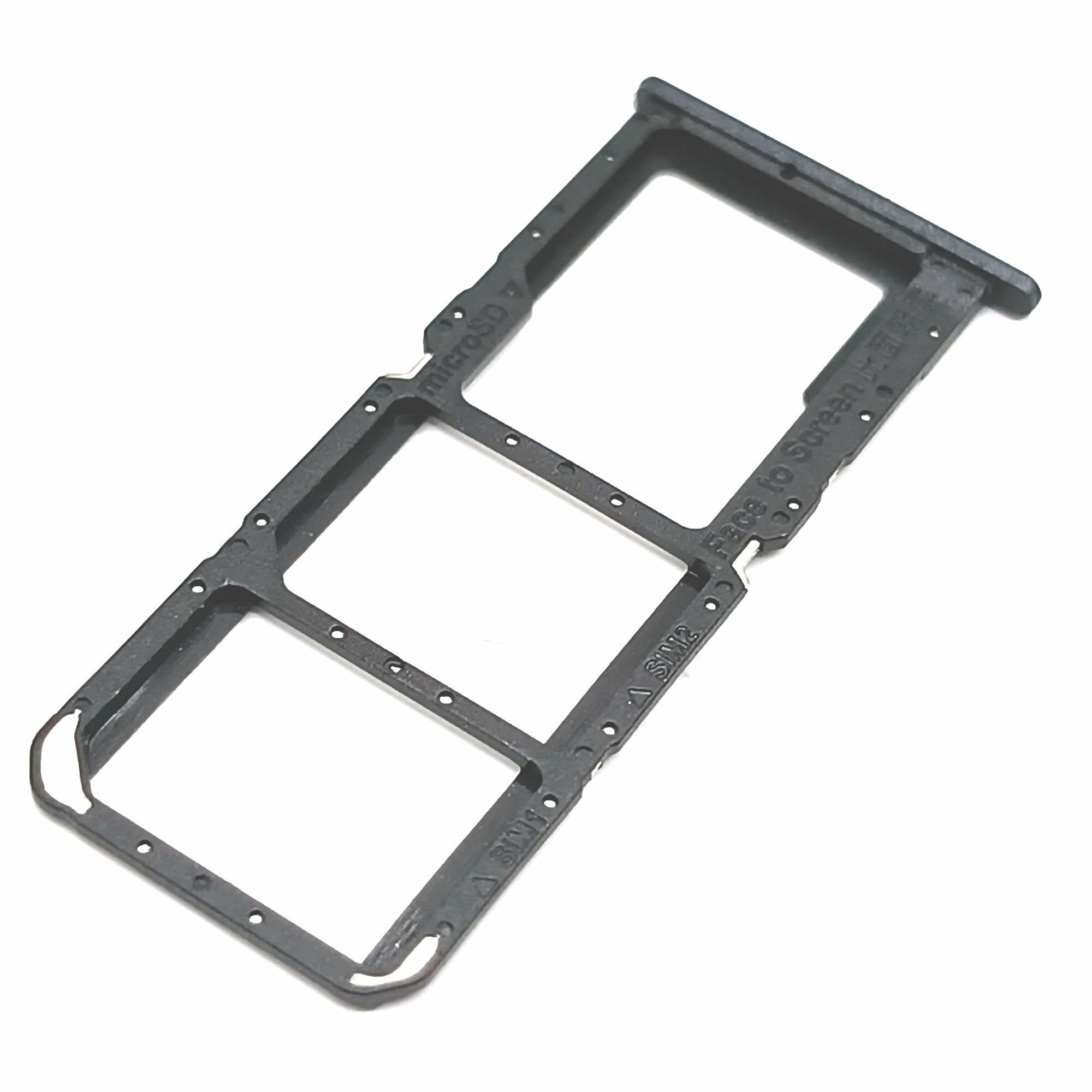 Держатель SIM для Realme 8i (RMX3151) (черный) card holder адаптер переходник лоток слот для СИМ-карты