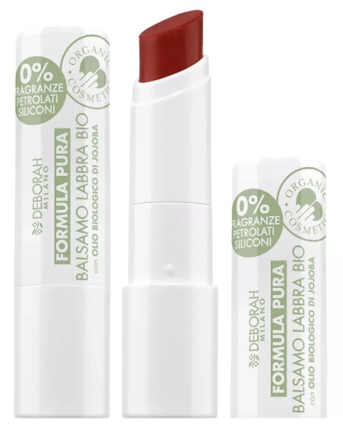 Помада-бальзам для губ Deborah Milano Formula Pura Lip Balm, тон 07 Кирпичный, 3,75 г