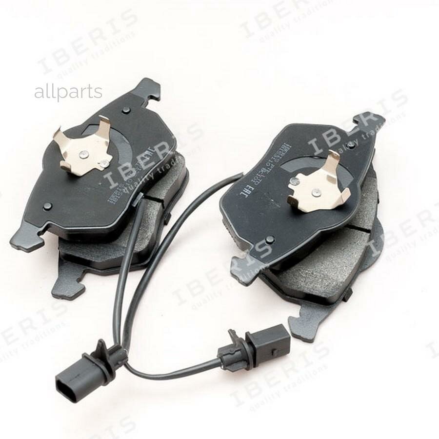 IBERIS IB153110 колодки тормозные передние С датчиком К-Т VW PASSAT B5 (3B2) -00/SKODA SUPERB I (3U4) -08/AUDI A6 C5 (4B_) -05