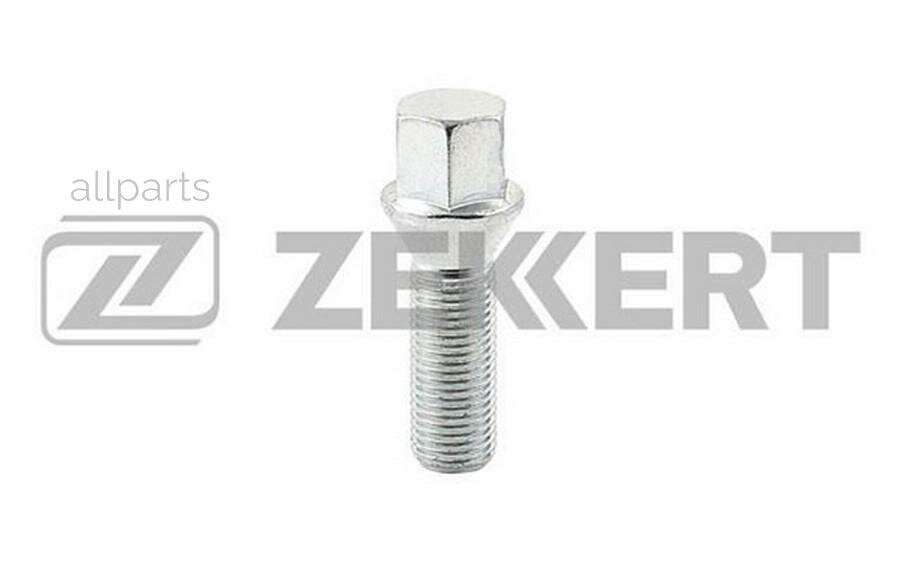 ZEKKERT BE-4039 Болт колесный конус M14 x 1 5 длина резьбы 35 ключ 17 Цинк